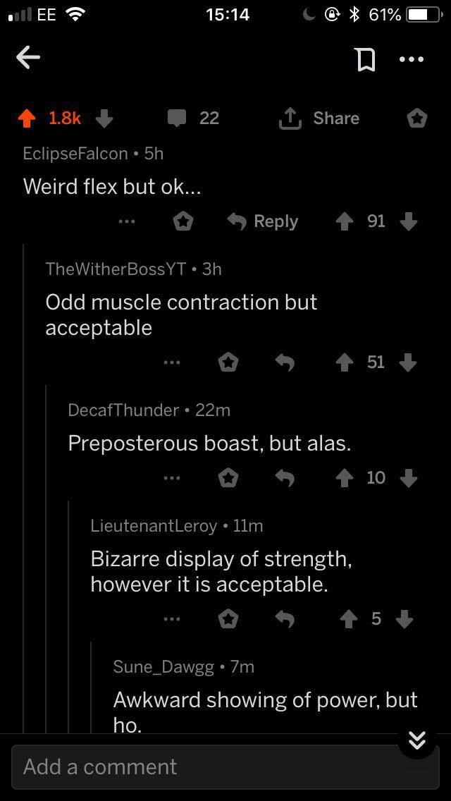 Strange limb movement but it is in the affirmative | Scrolller