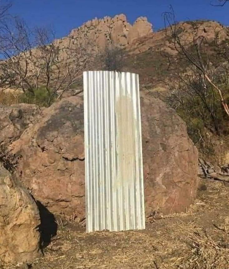 Strange Monolith appeared in my backyard | Scrolller