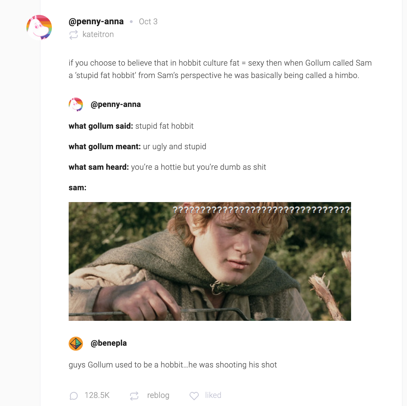 Stupid Fat Hobbit | Scrolller