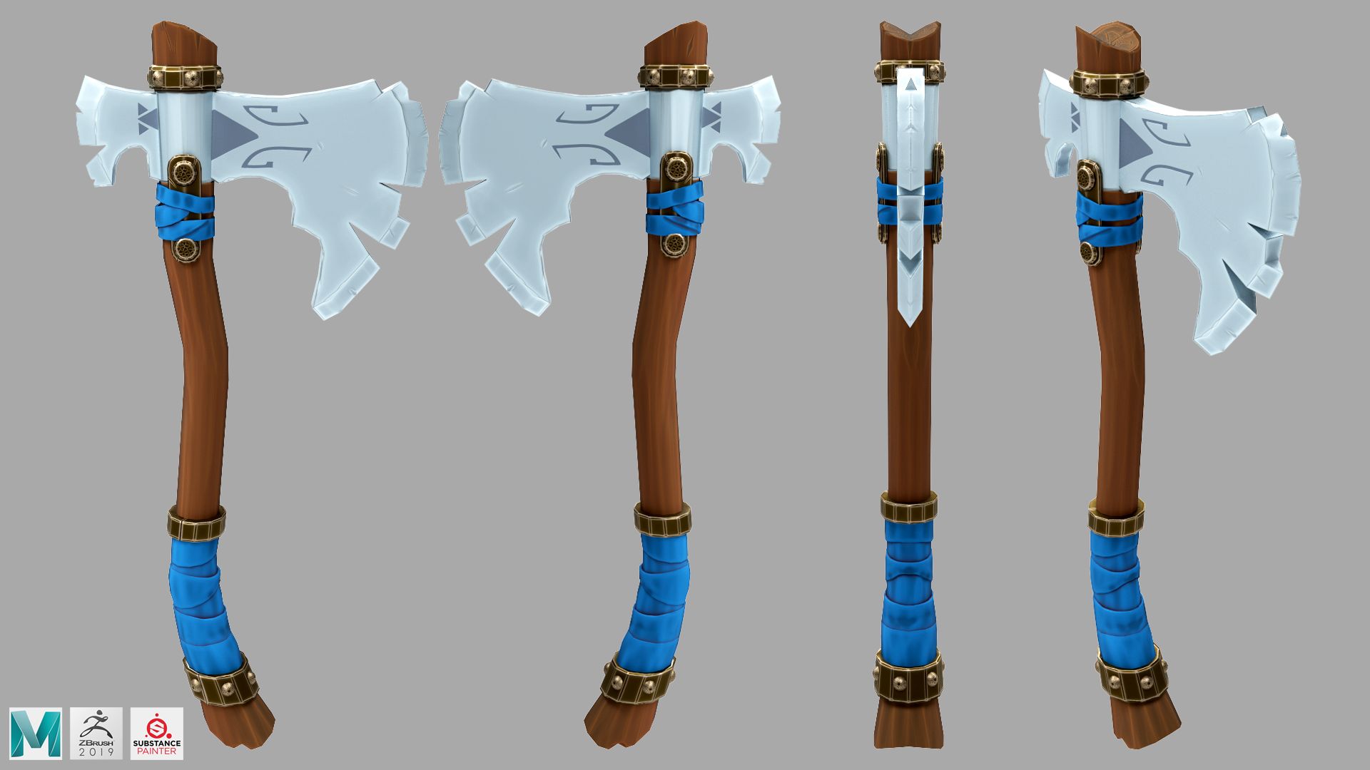 Stylized Axe | Scrolller