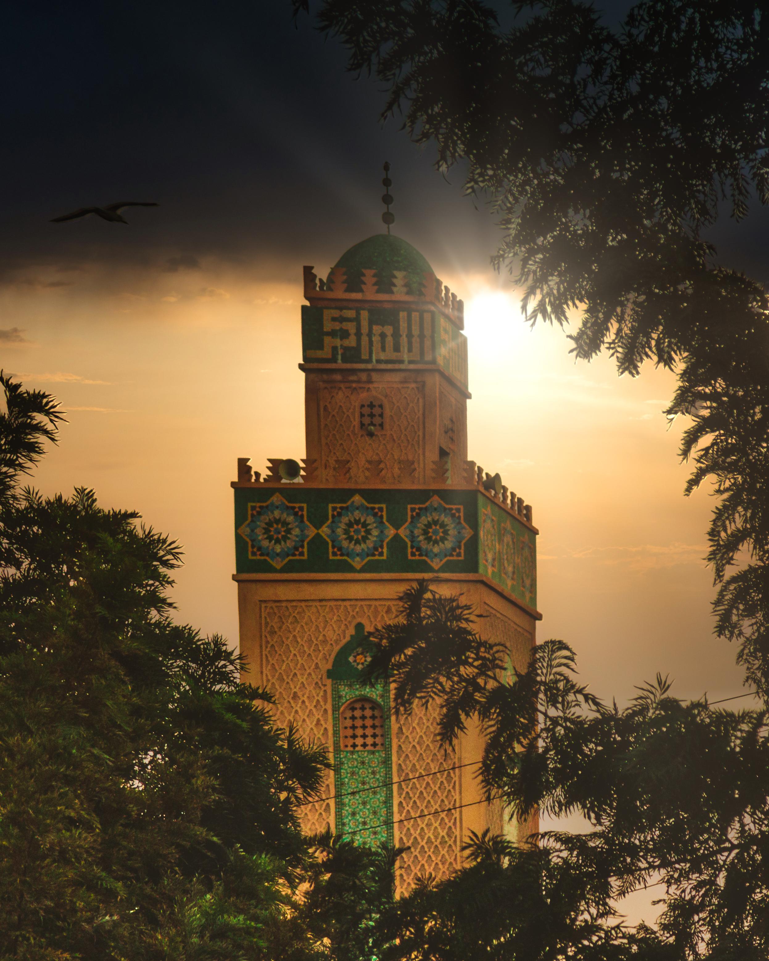 Sun Rise of A Holy Tower . Casablanca , Morocco . | Scrolller