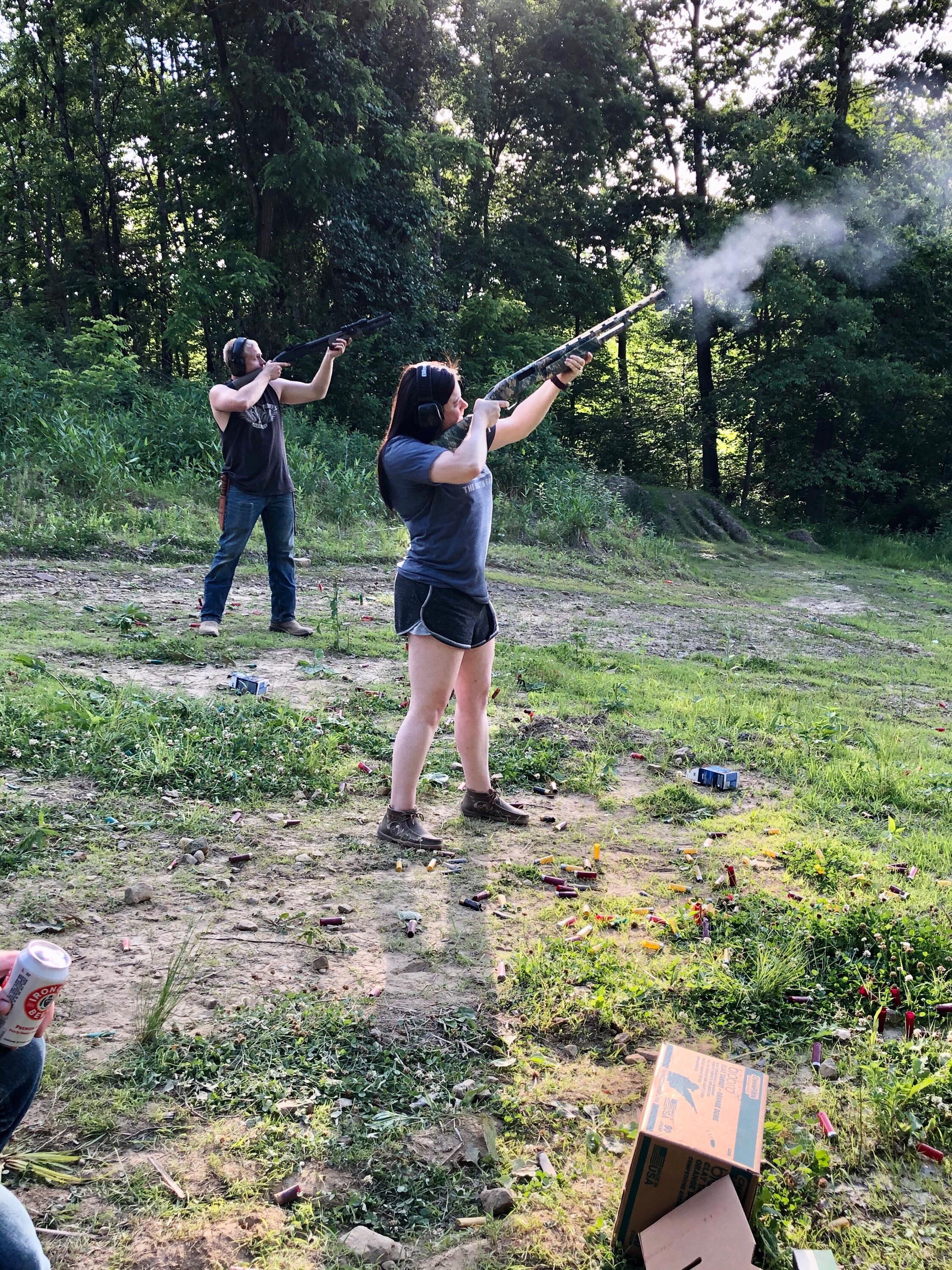 Sunday afternoon skeet shooting session | Scrolller