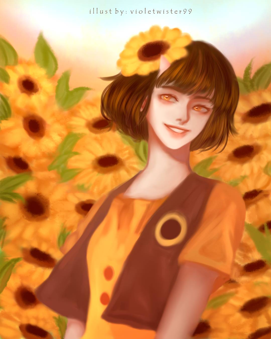 Sunflower Endorsi in a semirealistic style | Scrolller