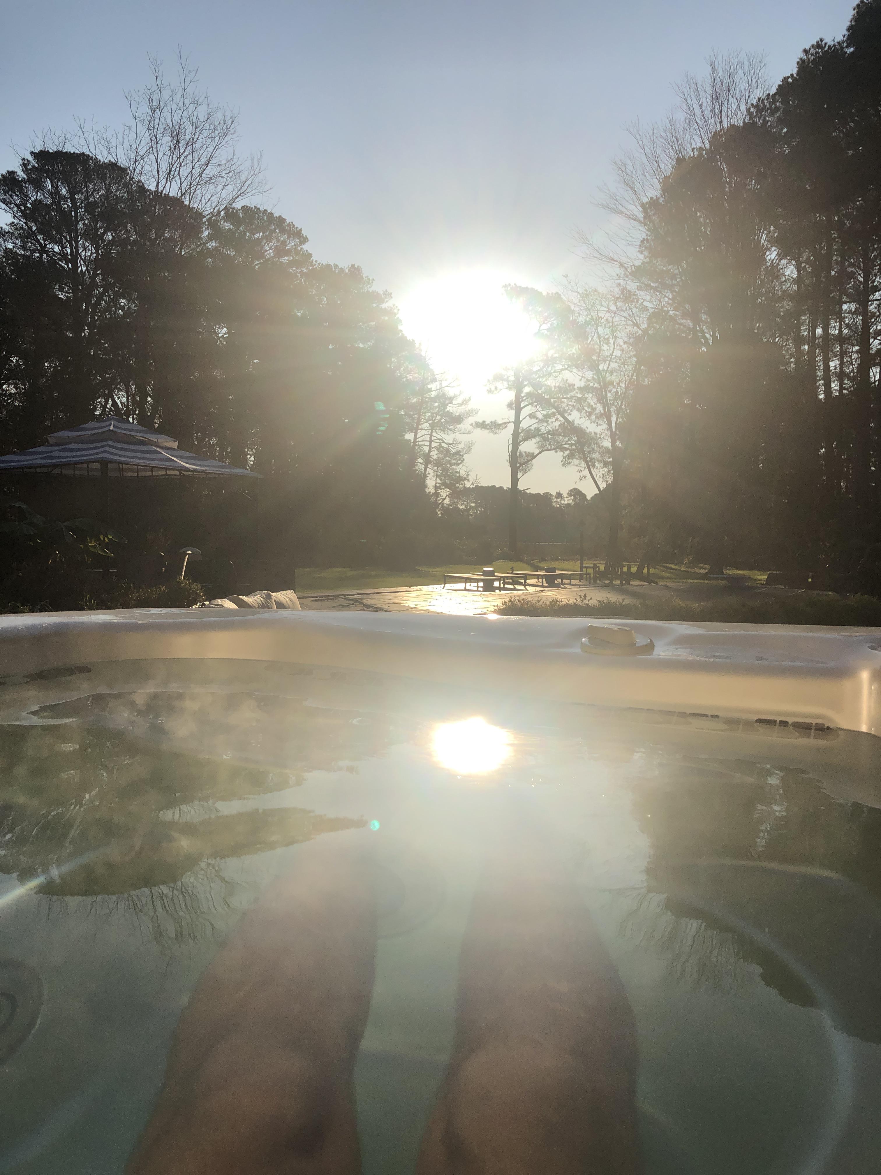 Sunrise In The Hot Tub | Scrolller