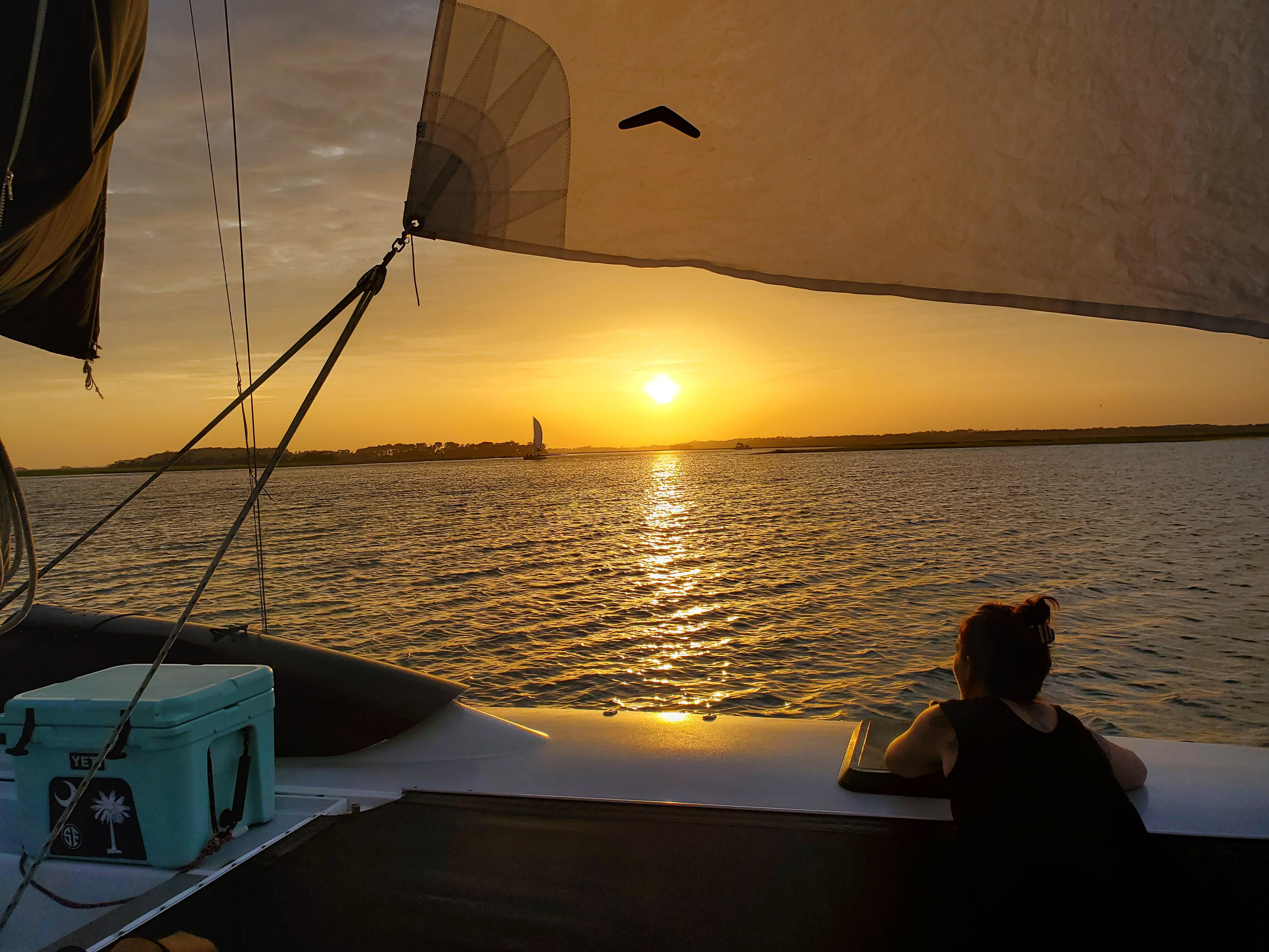 Sunset sail for our 15th wedding anniversary | Scrolller
