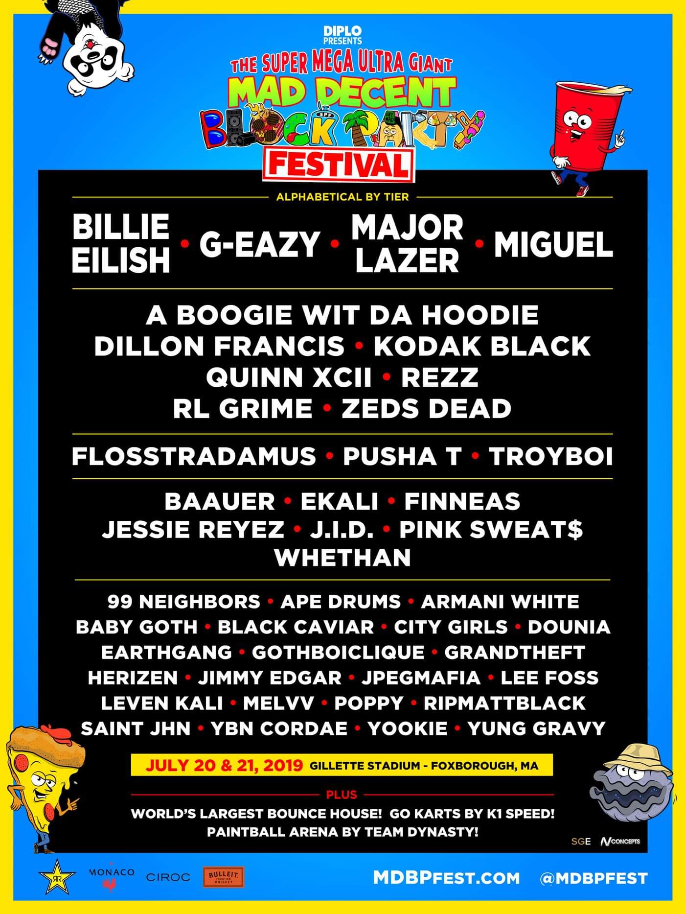 Super Mega Ultra Giant Mad Decent Block Party Festival - Foxboro MA | Scrolller