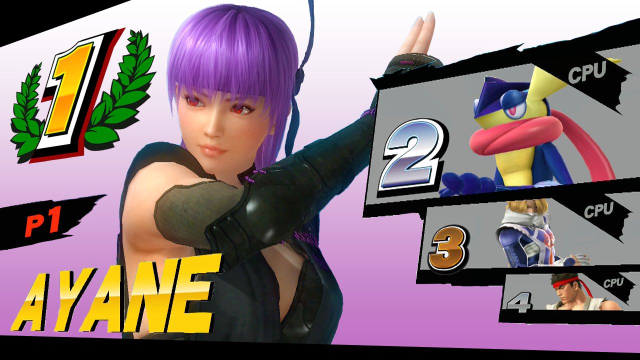 SUPER SMASH BROS. X DEAD OR ALIVE - AYANE (gaming123456) | Scrolller