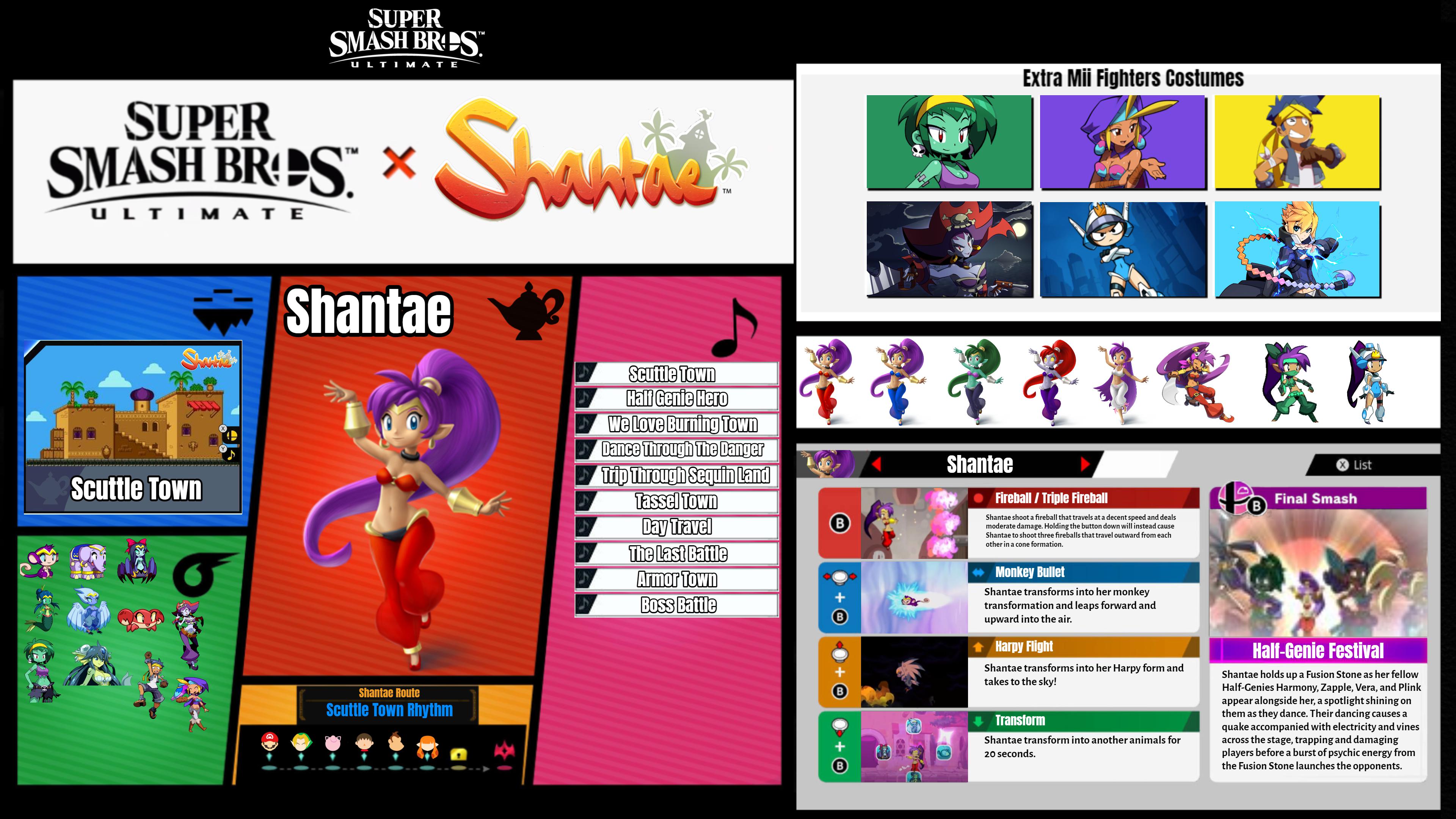 Super Smash Bros X Shantae | Scrolller
