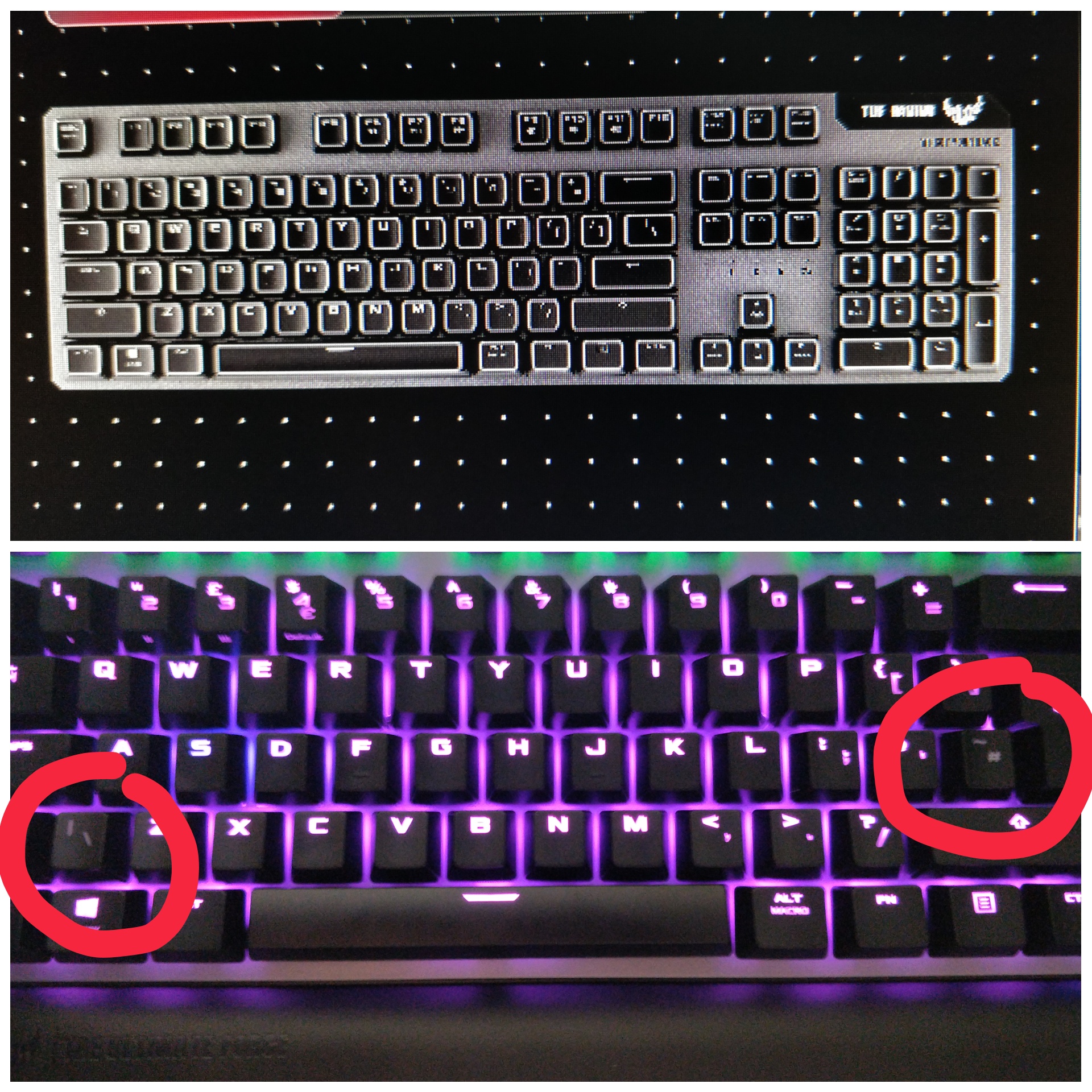 [SUPPORT] How can I change the keyboard layout in Aura Creator? It thinks my UK layout TUF K7 is ...