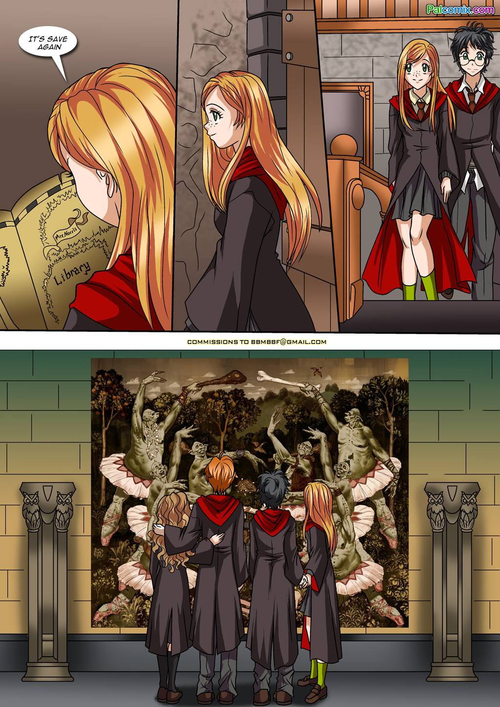 Surprise Inside in Room of Requirements [Palcomix] [x-post /r/rule34_comics] | Scrolller