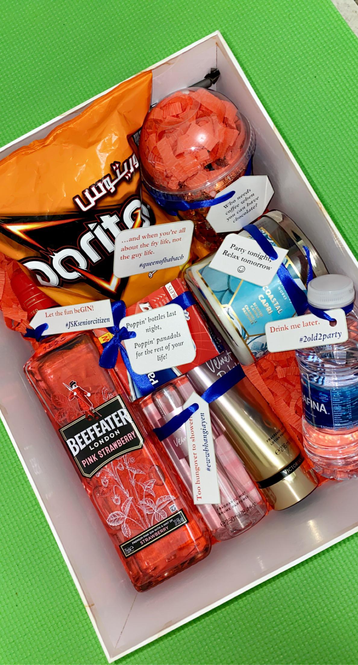 Surprised the BFF with a dirty thirty survival kit! | Scrolller