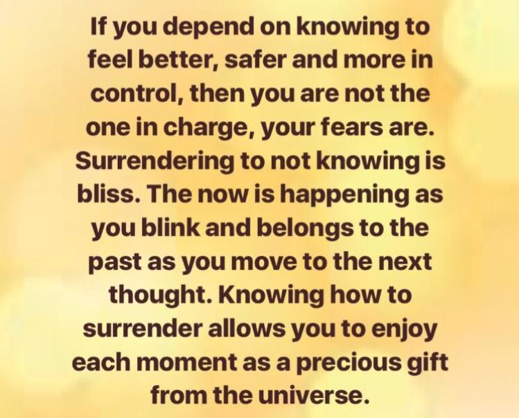 Surrendering to the now | Scrolller