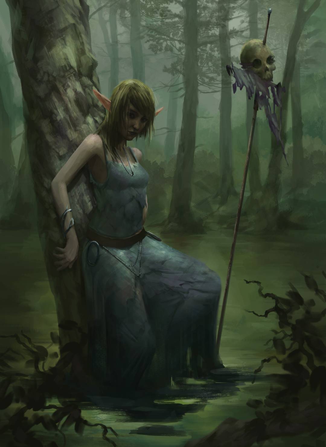 Swamp Woman by Benjamin Harris | Scrolller