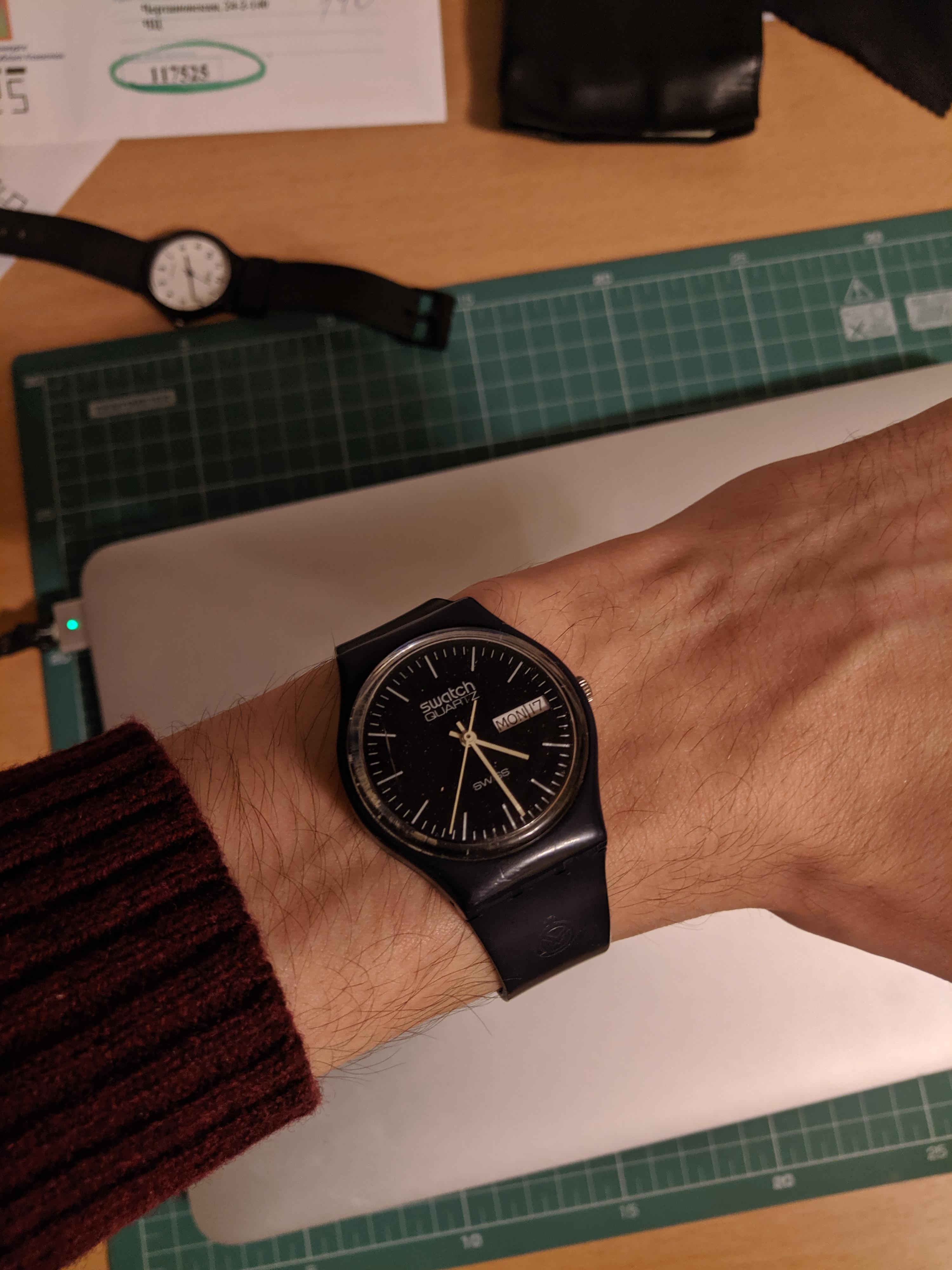 SWATCH from very first Swatch collection. 1983. Still working | Scrolller