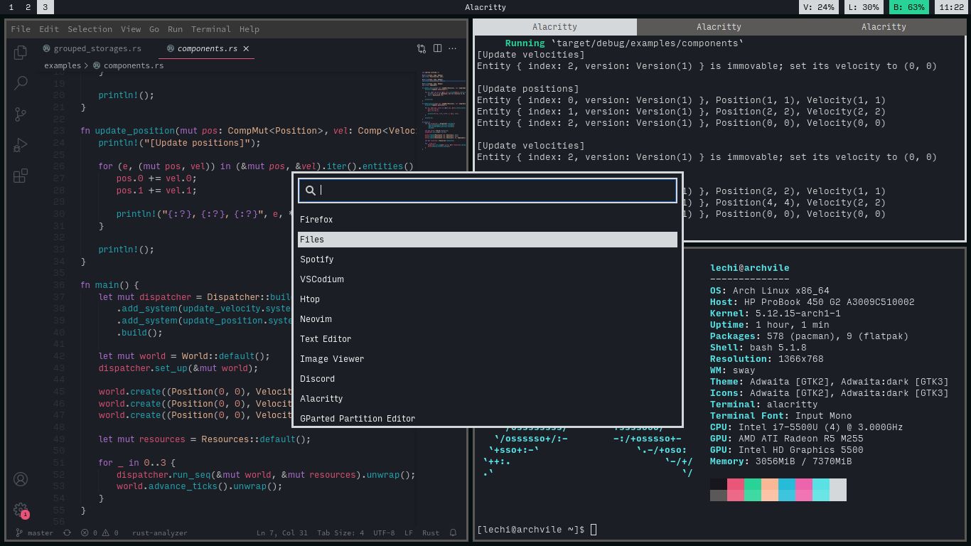[Sway] Minimalist Horizon Dark | Scrolller