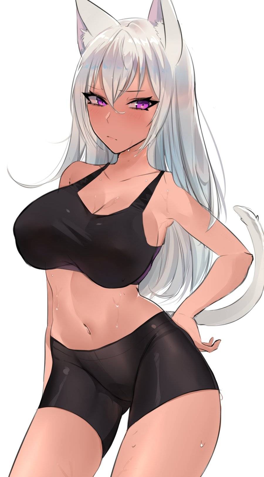 Sweaty Neko [Original] | Scrolller