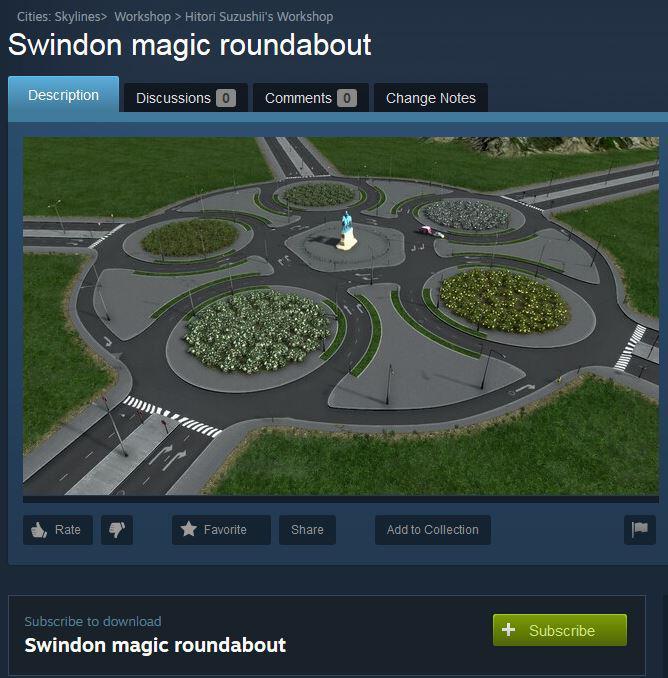 Swindon magic roundabout now on Steam Workshop | Scrolller