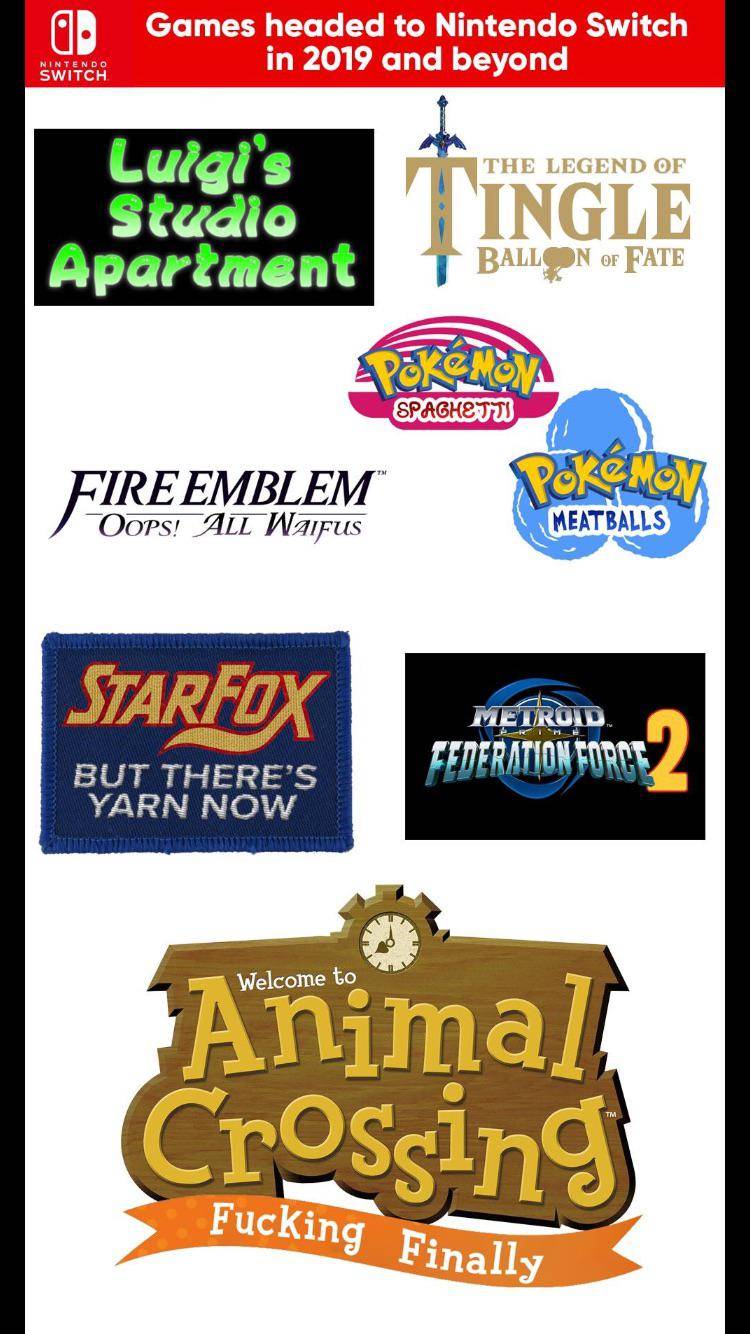 Switch lineup looks great | Scrolller