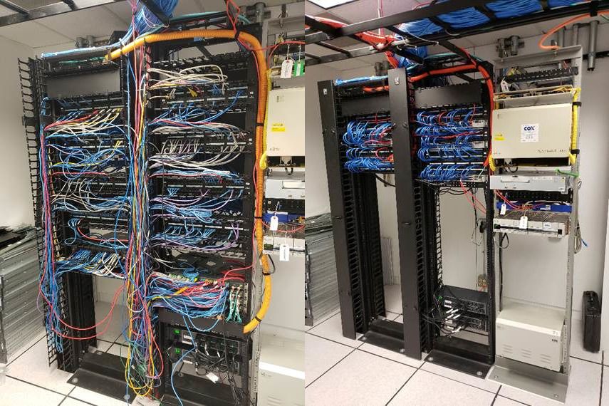 Switch upgrade with cable cleanup | Scrolller