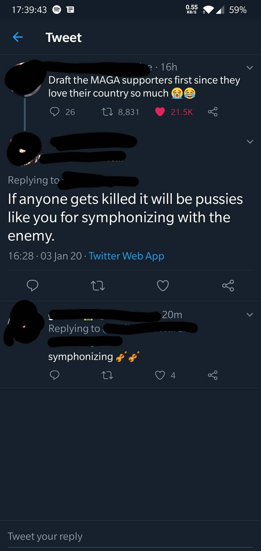 Symphonizing with the enemy | Scrolller