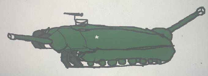 T28 Super Heavy tank/T95 Gun Motor Carriage but can shoot from both sides | Scrolller