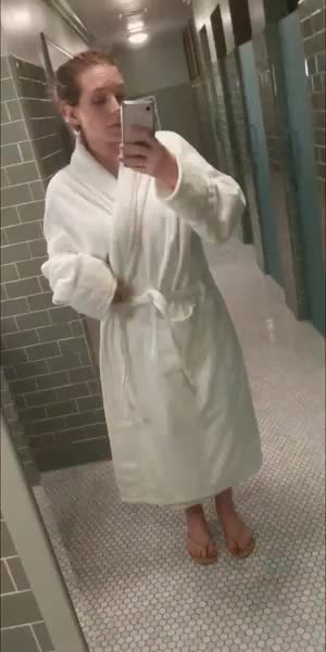 Take a peek under my robe at the spa [gif] | Scrolller