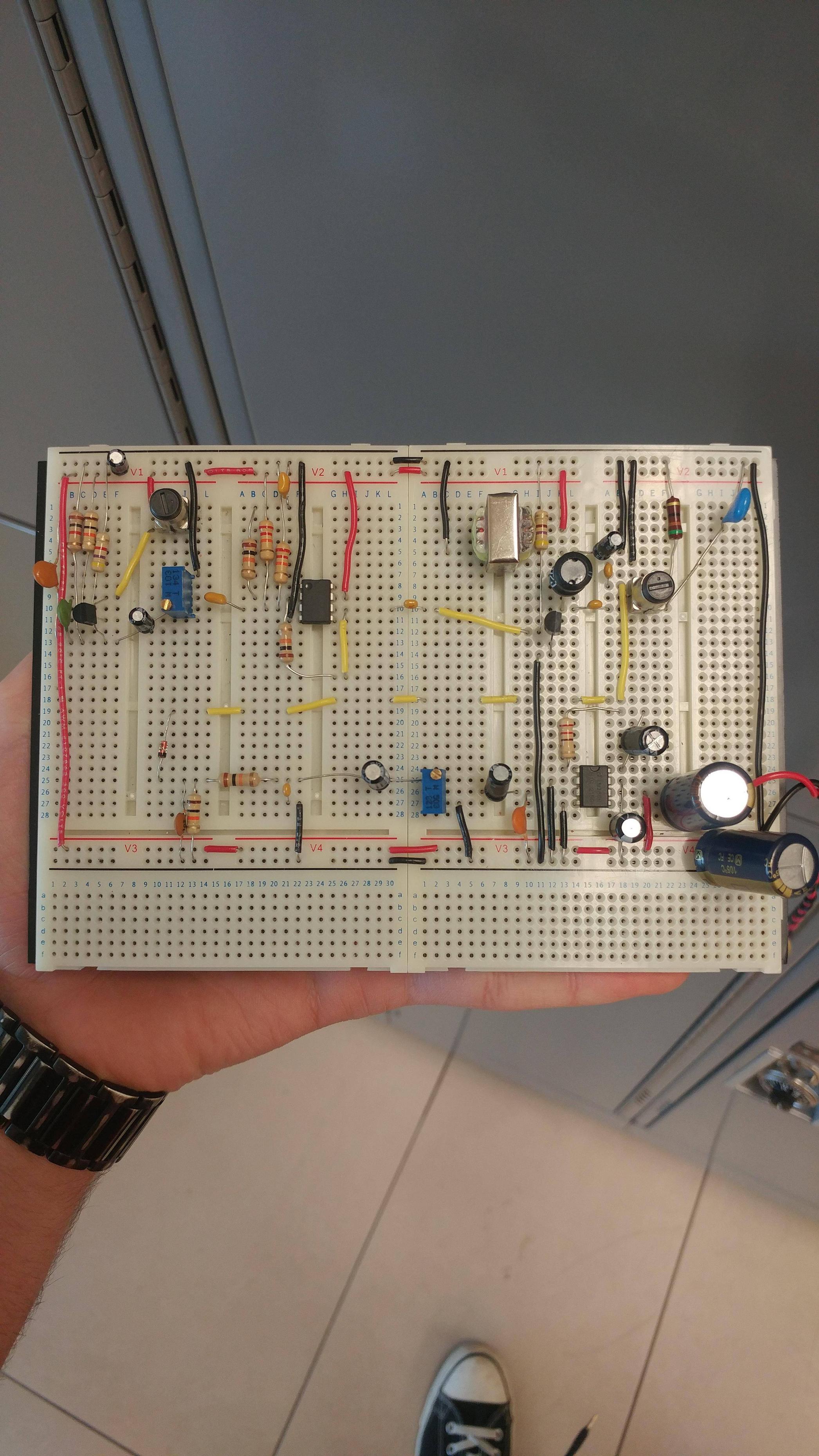 Taking electonic engineering technician program in college and i had to build this AM radio and ...