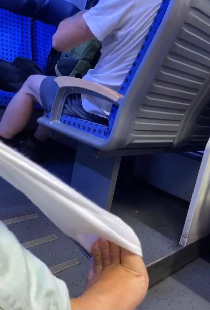 Taking off my socks | Scrolller