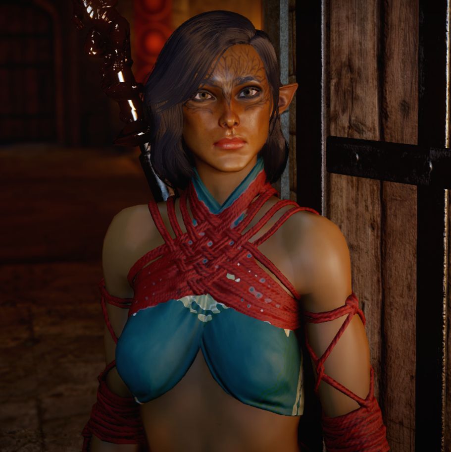 Tala Lavellan, an elf mage. | Scrolller