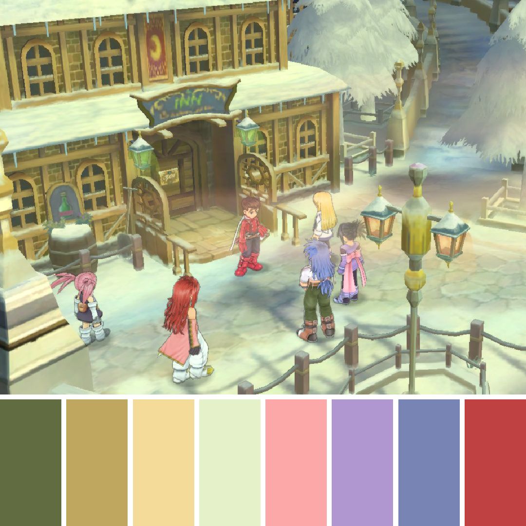 Tales of Symphonia - Colors Chart | Scrolller