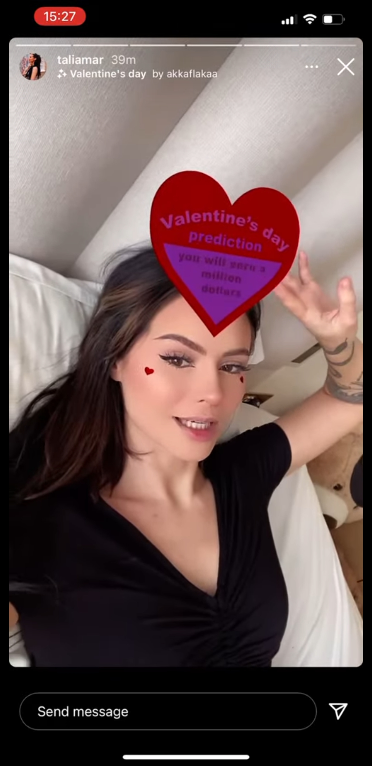 Talia insta story | Scrolller