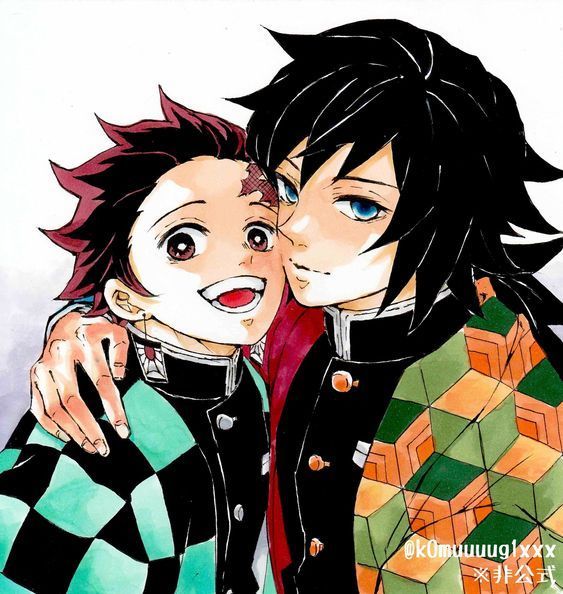 Tanjiro x Giyuu [Demon Slayer] | Scrolller