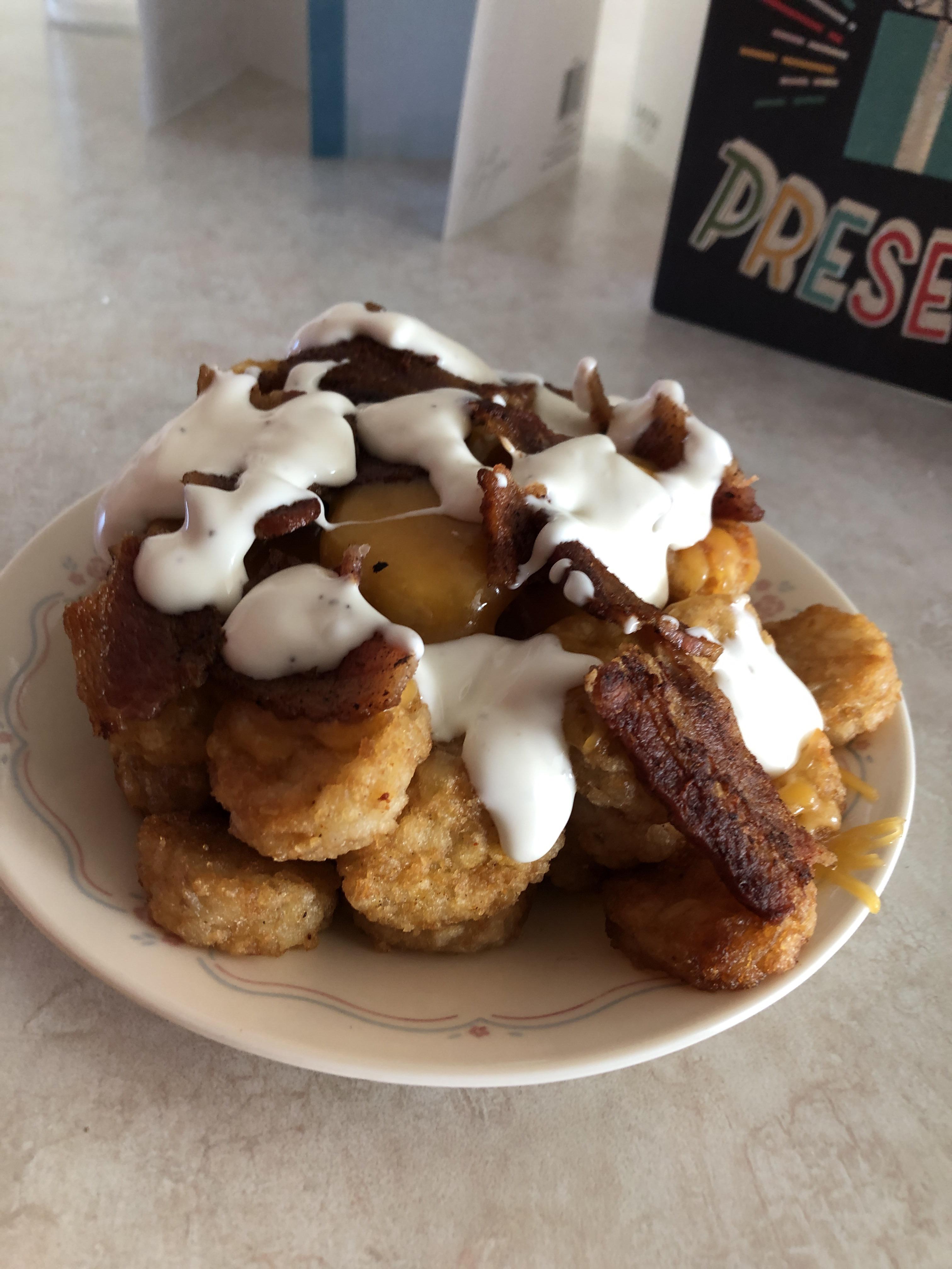 Tater-tot beacon ranch cheese nightmare | Scrolller