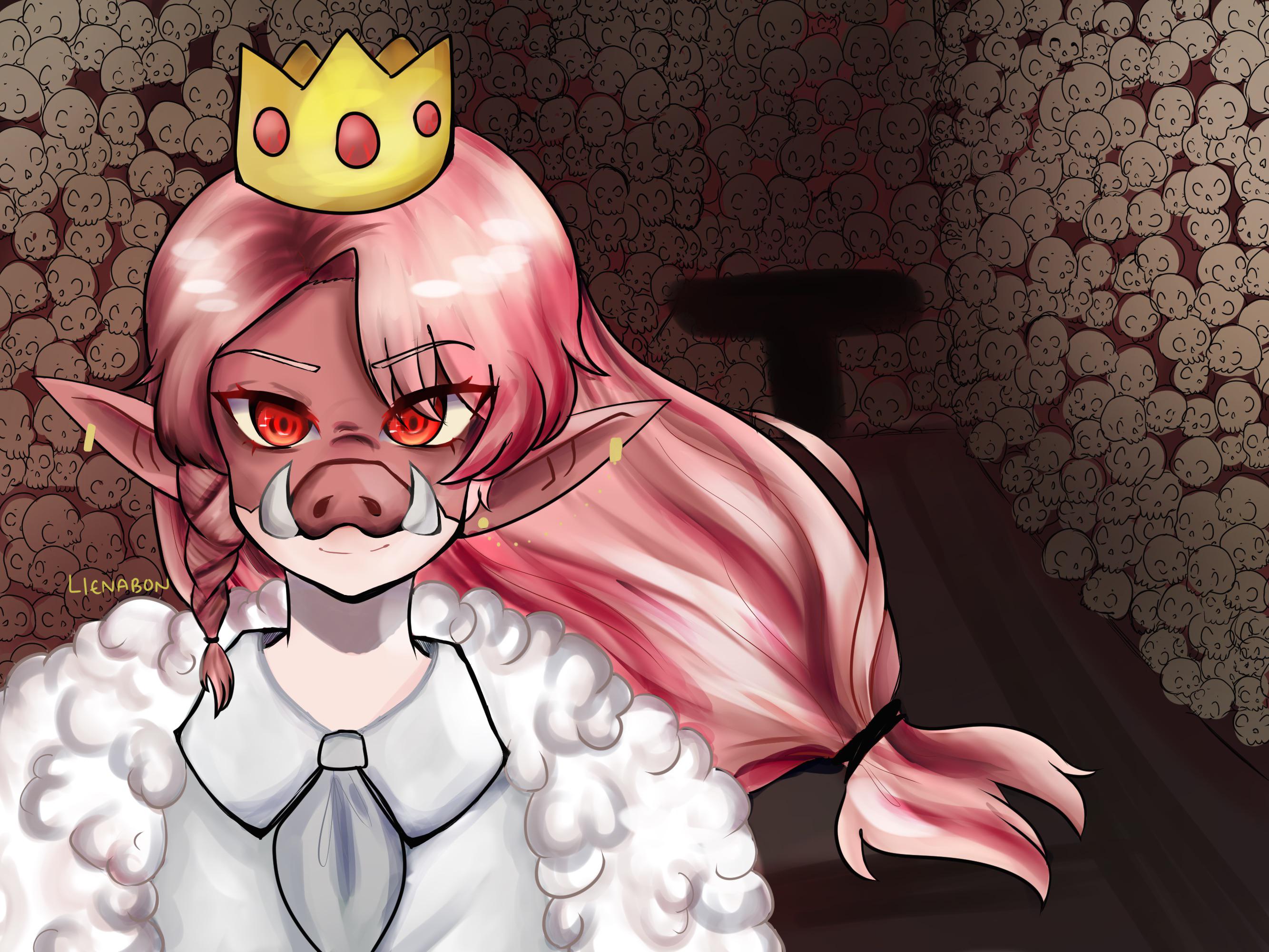 Technoblade art. (Credit: Llenabon) | Scrolller