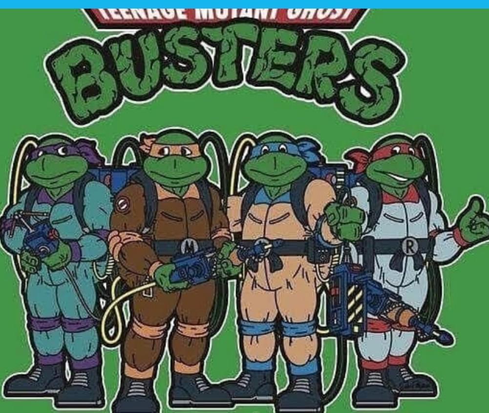 Teenage mutant ghost busters | Scrolller