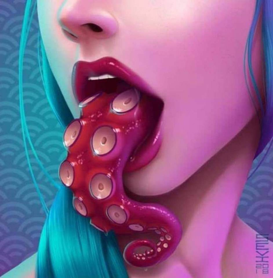 Tentacle mouth, anyone? | Scrolller