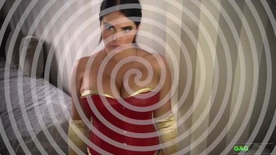 Terri Lou - Wonder Woman Self Gag | Scrolller