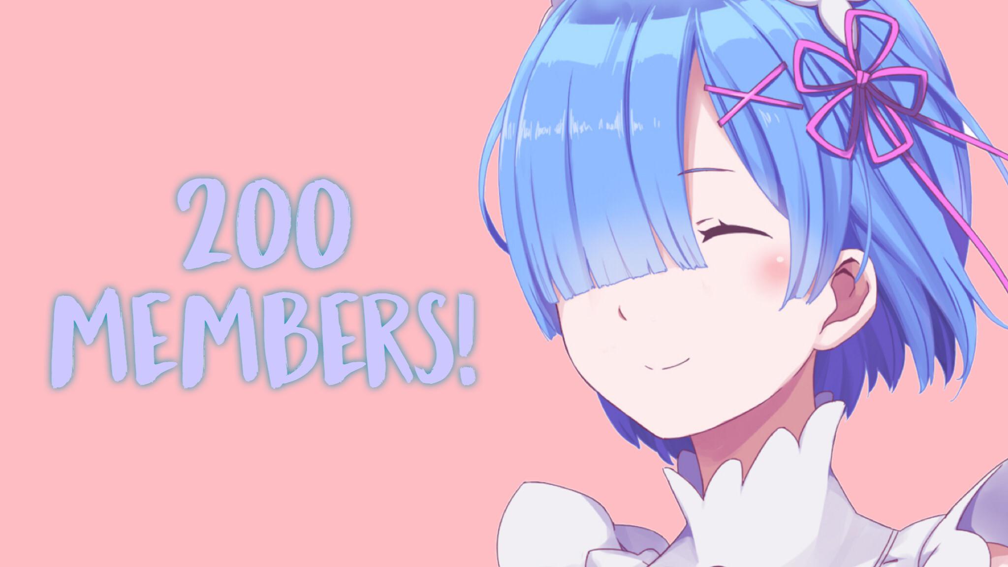 thank you guys for getting this subreddit to 200 members! we are so happy this little community ...