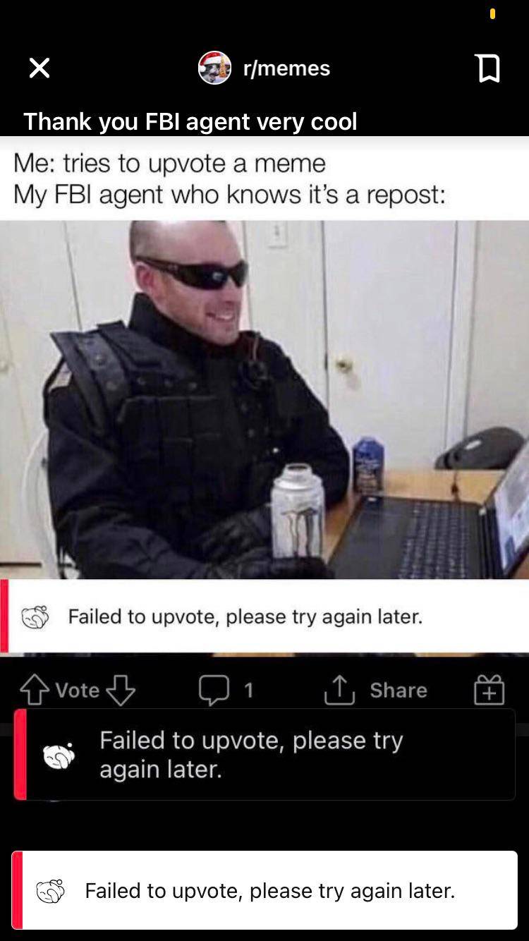 Thank you mr fbi man | Scrolller