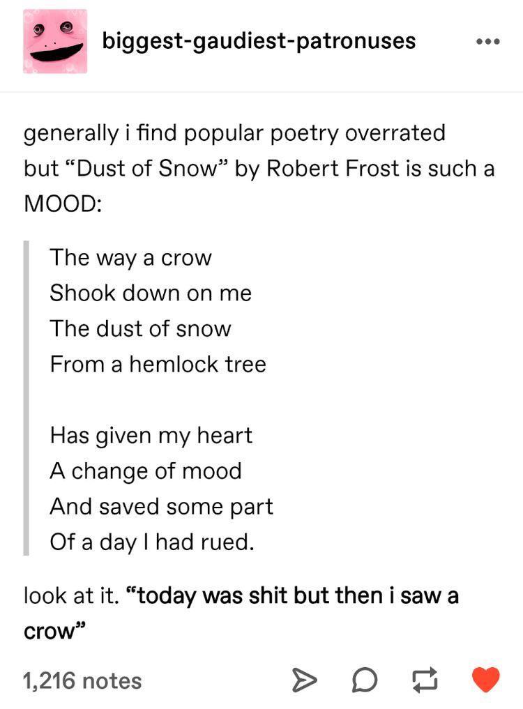 Thank you, Robert Frost for this masterpiece | Scrolller