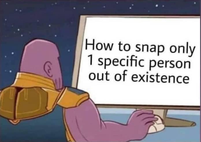 Thanos rule | Scrolller