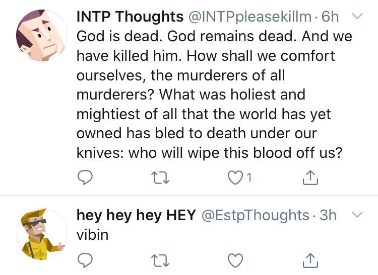 That is, my friends, the ESTP difference | Scrolller