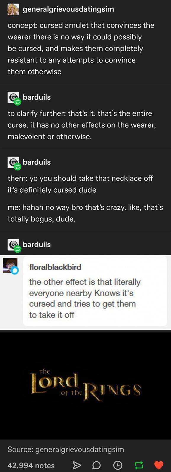 That sounds hilarious to role play. | Scrolller