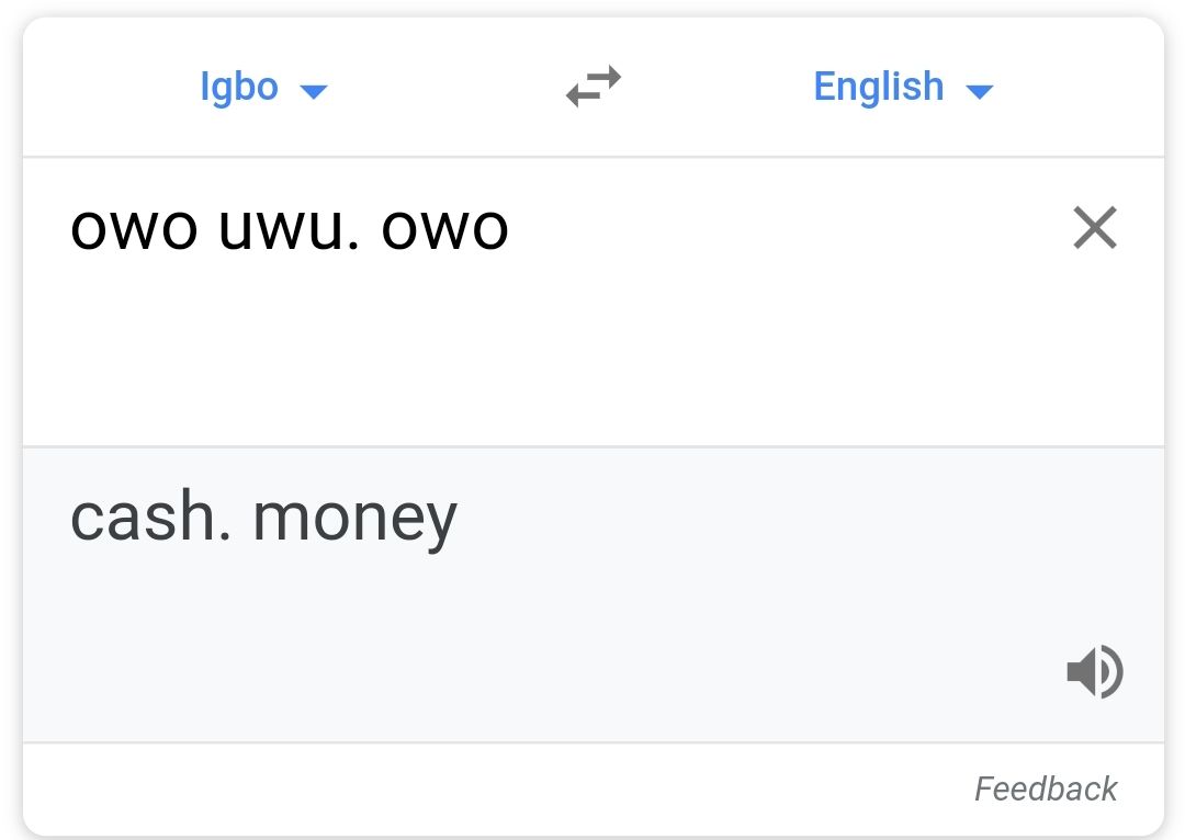 That wasn't very owo uwu. owo of you | Scrolller