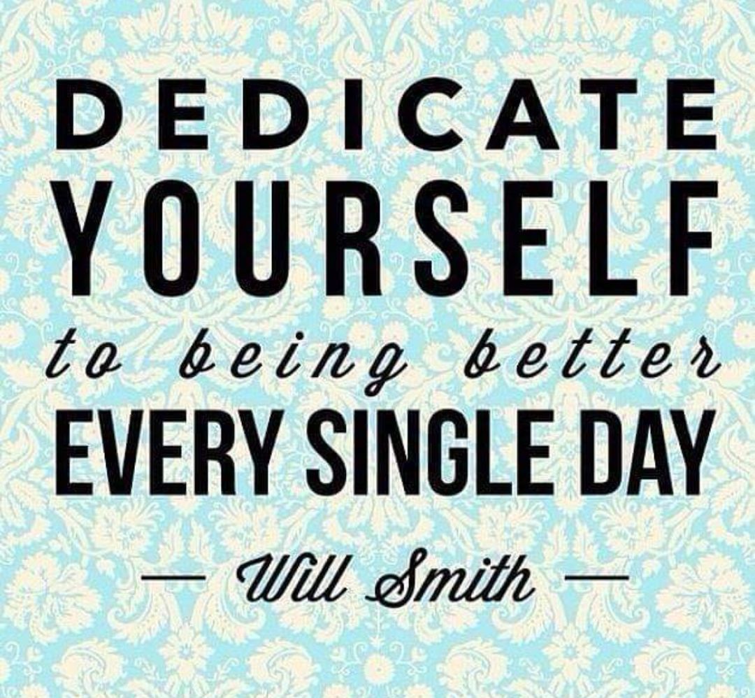 That's the only person you should try to be better than. | Scrolller