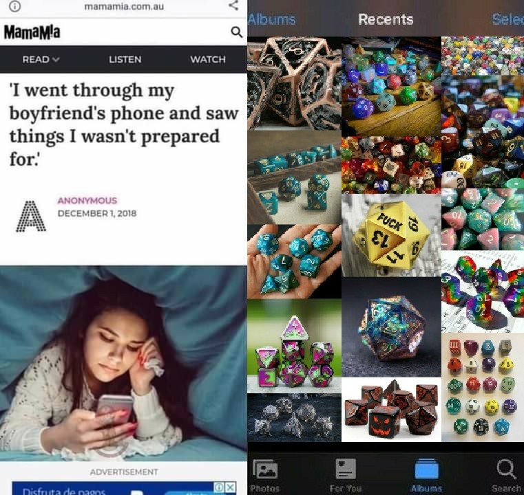 That's what you get for being nosey. | Scrolller