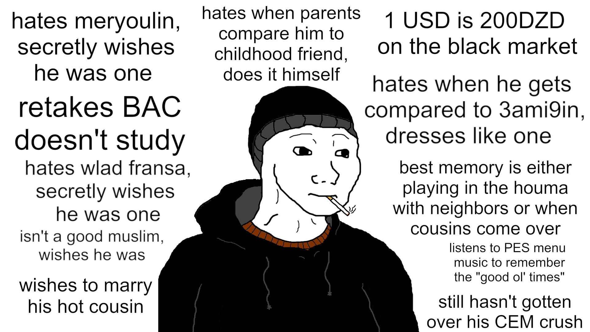 the Algerian doomer | Scrolller