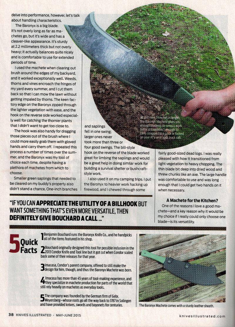 The Baryonyx Machete is the reason I haven't needed an axe or hatchet | Scrolller