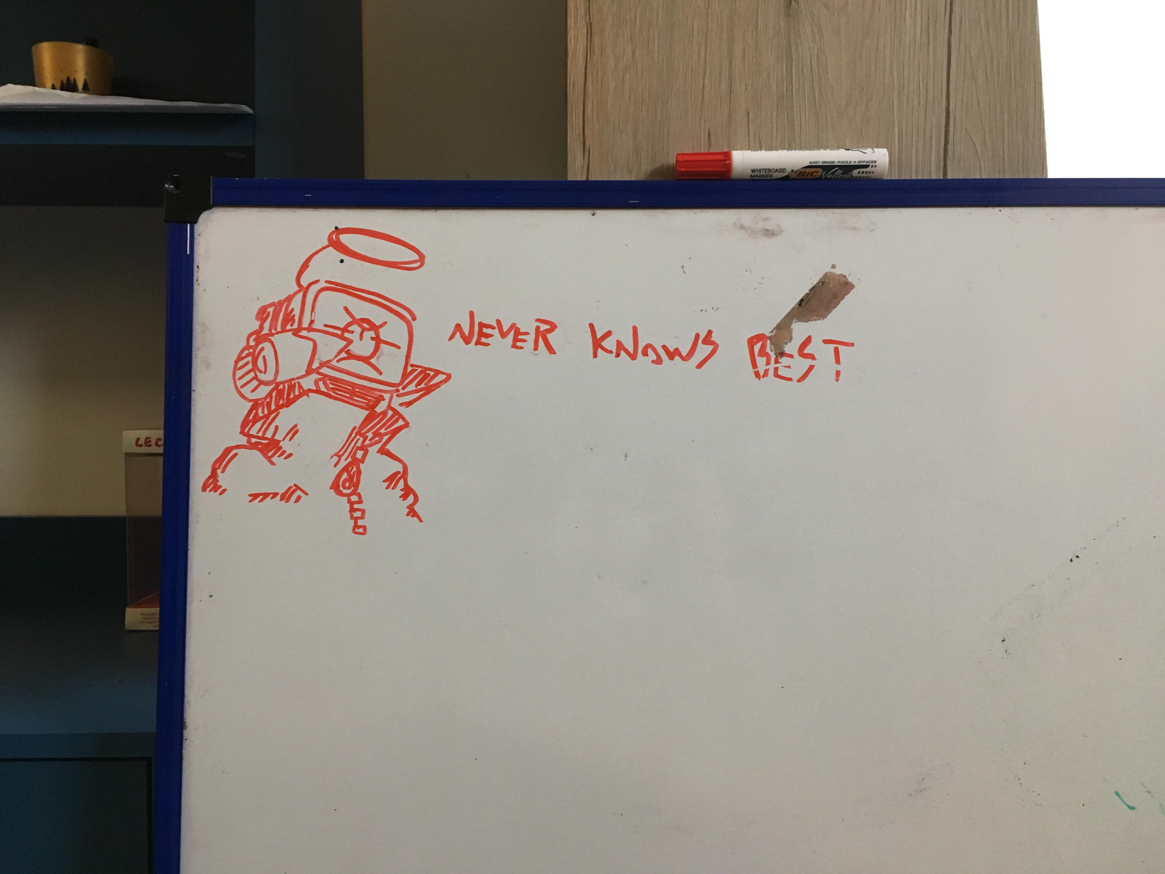The Canti on my class' whiteboard | Scrolller