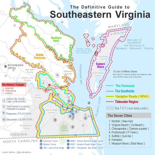 The definitive guide to southeastern virginia | Scrolller